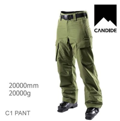 (取寄) キャンディード メンズ C1 インサレーテッド パンツ - メンズ Candide men C1 Insulated Pant - Men's Sand CANDIDE キャンディッド スキーウェア C1 PANT INSULATION / JUNGLE