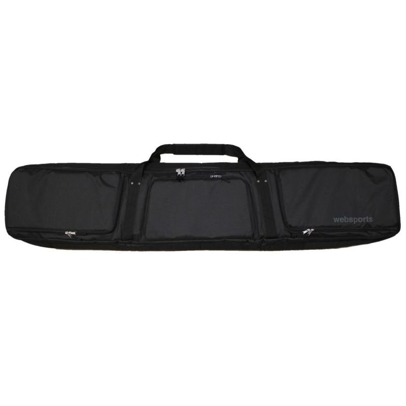 Websports オリジナル キャスター付 箱型 オールインワンDX スキーケース ALL IN ONE ブラック 2サイズ SKI ...