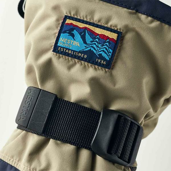 ヘストラ グローブ 3フィンガー ガントレット SR / Dark Navy Beige