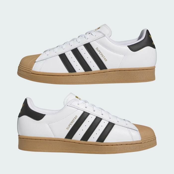 アディダス スーパースター ADV ホワイト / ガム (IE0669) adidas